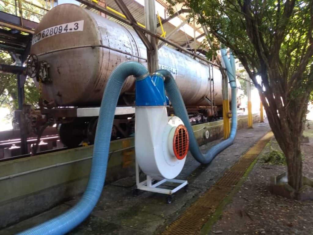 Exaustor para Descontaminação de Tanques | Brasfaiber